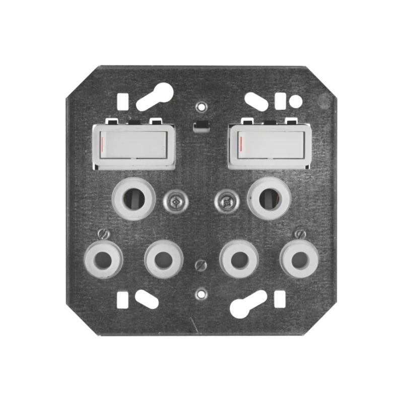 4x4 Socket Double Switch Plug - Union Electrical Wholesalers